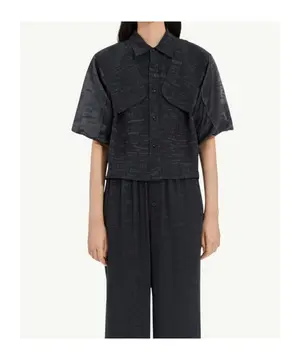 MAISON MARGIELA Jacquard Convertible Shirt