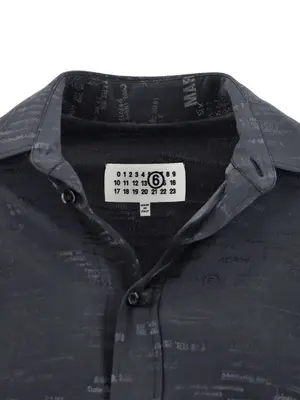 MAISON MARGIELA Jacquard Convertible Shirt