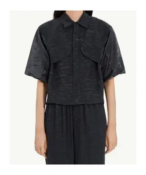 MAISON MARGIELA Jacquard Convertible Shirt