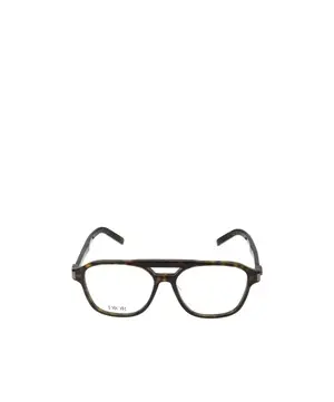 Dior Aviator Frame Eyeglasses - Deep Havana