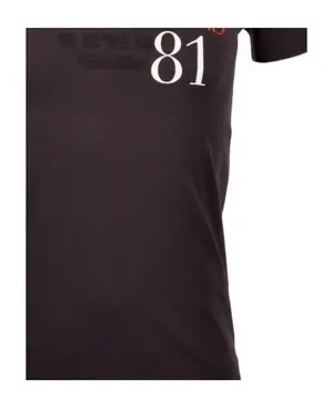 Emporio Armani Logo Printed T-shirt - Black