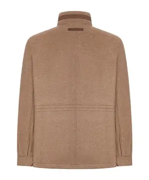 Zegna Long-sleeved High-neck Jacket