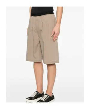 MAISON MARGIELA Elasticated Logo Patch Shorts