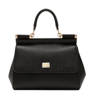 Dolce & Gabbana Small Sicily Handbag - Black