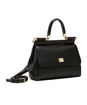 Dolce & Gabbana Small Sicily Handbag - Black