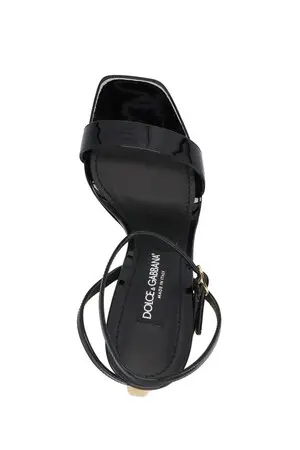 Dolce & Gabbana Keira Logo Heel Sandals