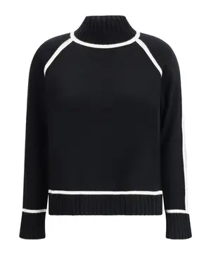 Max Mara Pescara High Neck Jumper - Black