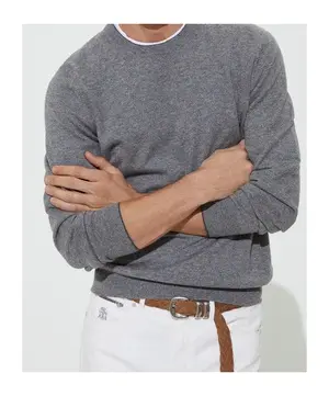 Brunello Cucinelli Crewneck Knitted Jumper - Grey