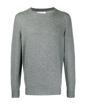 Brunello Cucinelli Crewneck Knitted Jumper - Grey