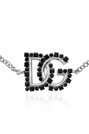 Dolce & Gabbana Logo Pendant Chain Bracelet