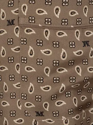 Max Mara Disco Printed Button-up Shirt