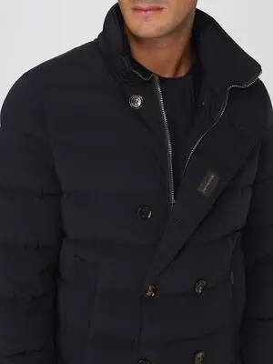 MOORER Hooded Jacket With Double-breasted Closure