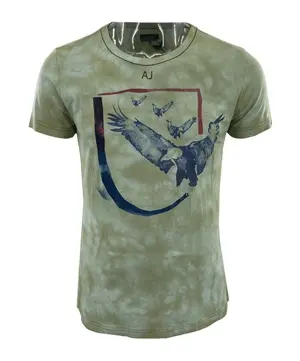Emporio Armani Item O-neck Short-sleeved T-shirt - Green