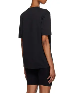 AMBUSH Crewneck T-shirts With Logo Embroidery - Black
