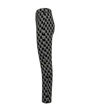 We11Done Monogram Knit Trousers
