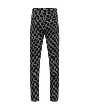 We11Done Monogram Knit Trousers