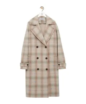 Loewe Medium-weight Checked Coat