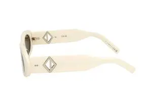 Dior Oval Frame Sunglasses - Nude