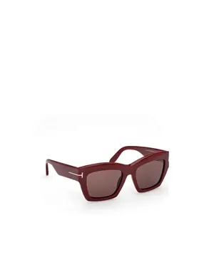 TOM FORD Luna Square Frame Sunglasses
