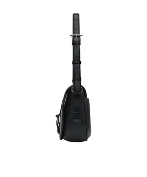 Alexander McQueen T-bar Large Satchel Bag - Black