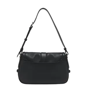 Alexander McQueen T-bar Large Satchel Bag - Black