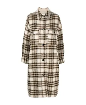 Checked Coats For Women