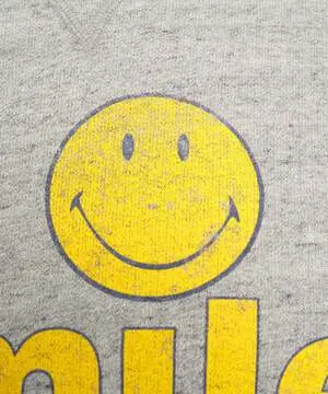Dsquared2 Crewneck Sweatshirt With Smiley Face Print - Grey