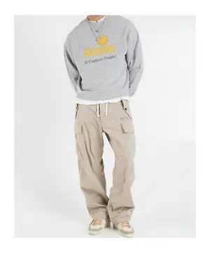 Dsquared2 Crewneck Sweatshirt With Smiley Face Print - Grey