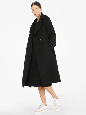 Max Mara Belted Long-sleeved Coat