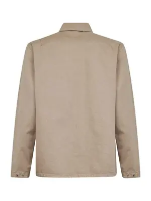 Stone Island Compass Patch Denim Overshirt