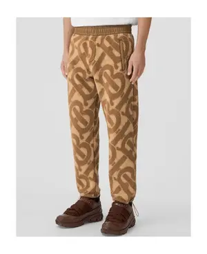 Burberry Tb Monogram Jacquard Track Pants - Brown