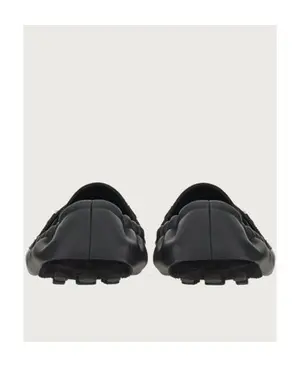 FERRAGAMO Gancini Buckle Slip-on Loafers