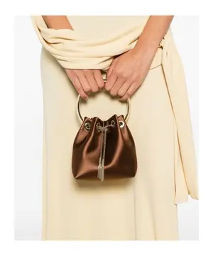 JIMMY CHOO Bon Bon Satin Handbag