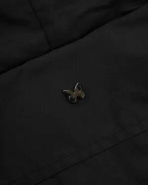 Max Mara Hooded Overcoat With Fur Trim