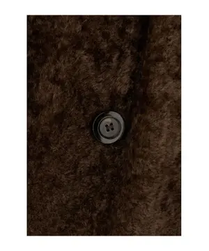 BLANCHA Merino Shearling Trench Coat