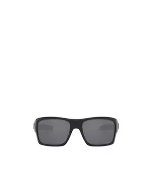 Oakley Rectangular Sunglasses With Tinted Lenses And Logo Detail - Gray