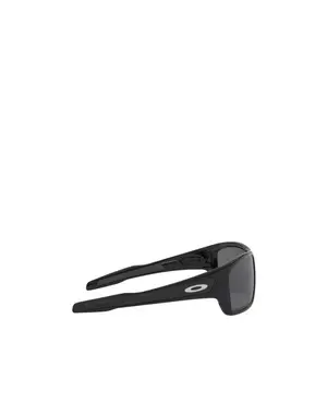 Oakley Rectangular Sunglasses With Tinted Lenses And Logo Detail - Gray