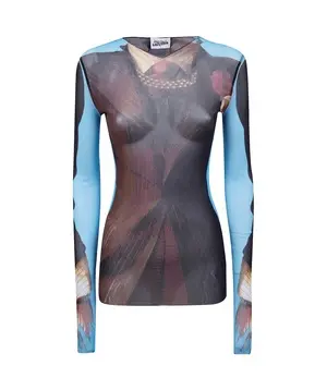 JEAN PAUL GAULTIER Long Sleeve Printed T-shirt