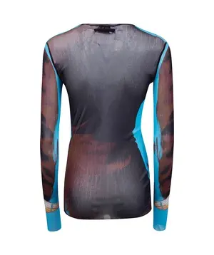 JEAN PAUL GAULTIER Long Sleeve Printed T-shirt