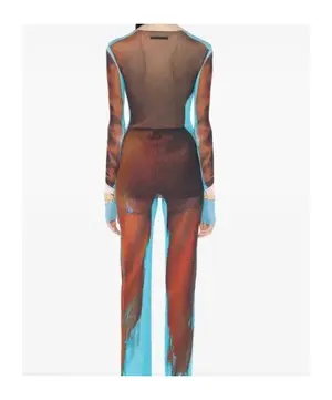 JEAN PAUL GAULTIER Long Sleeve Printed T-shirt