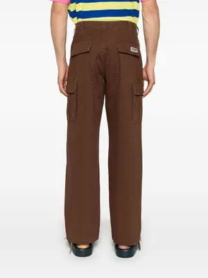 ICECREAM Running Dog Cargo Trousers - Brown
