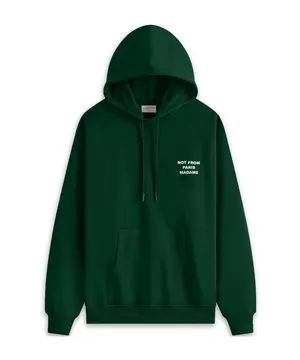 Drole De Monsieur Drôle De "not From Paris Madame" Hoodie - Green