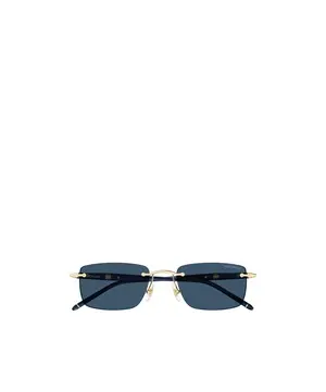 Montblanc Rectangle Frame Sunglasses - Blue