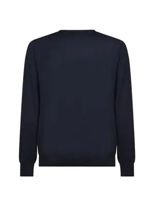 Prada Long Sleeved Crewneck Jumper - Blue