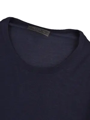 Prada Long Sleeved Crewneck Jumper - Blue