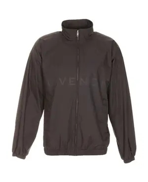 Givenchy Logo Zip-up Jacket - Black
