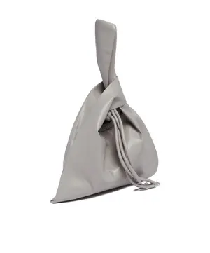 Nanushka Jen Drawstring Clutch Bag - Grey