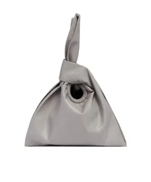 Nanushka Jen Drawstring Clutch Bag - Grey