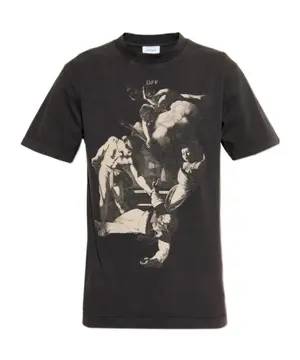 Off-White Graphic Printed Crewneck T-shirt