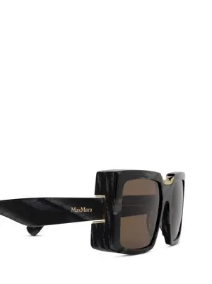 Max Mara Square Frame Sunglasses - Brown